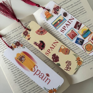 Spain Bookmark - Etsy