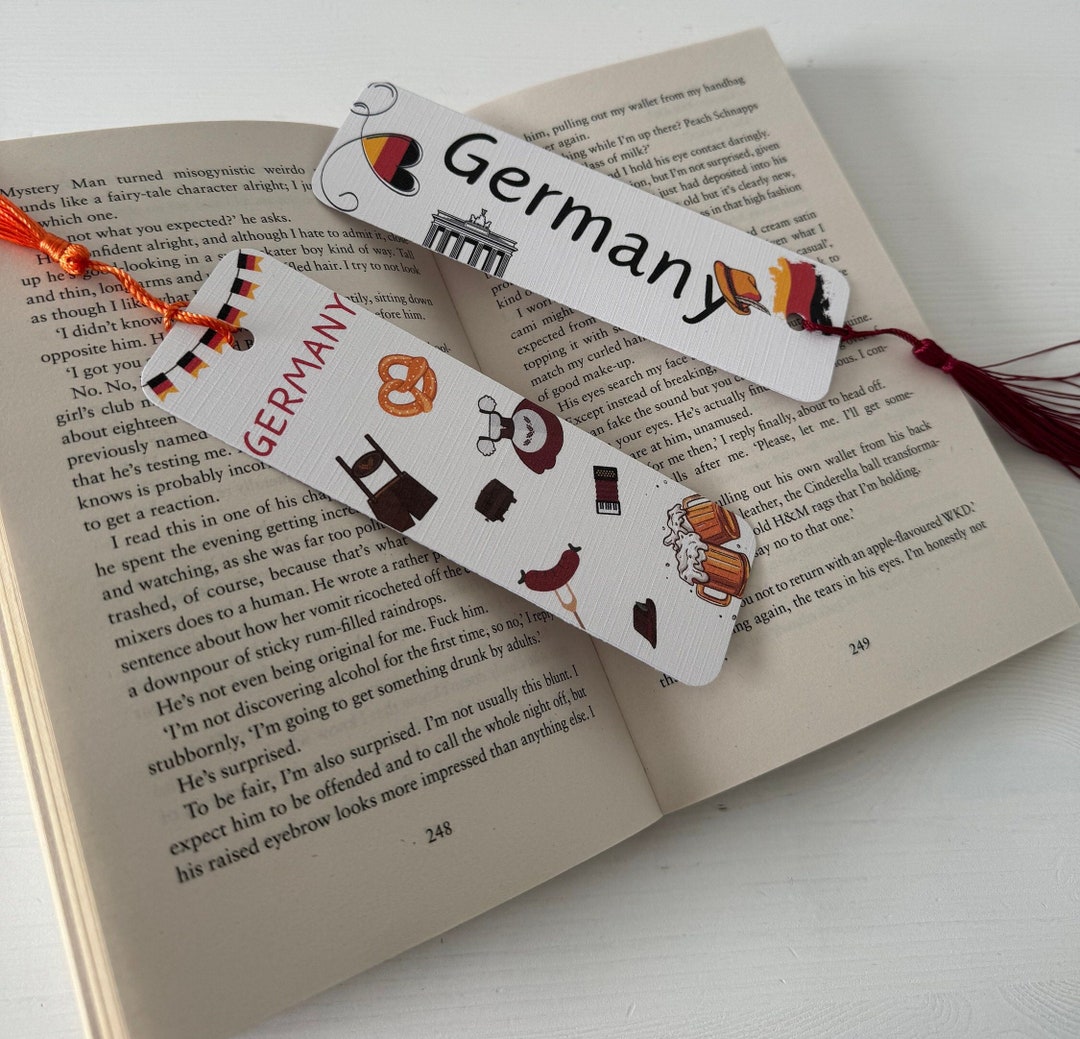 Germany Bookmark - Etsy