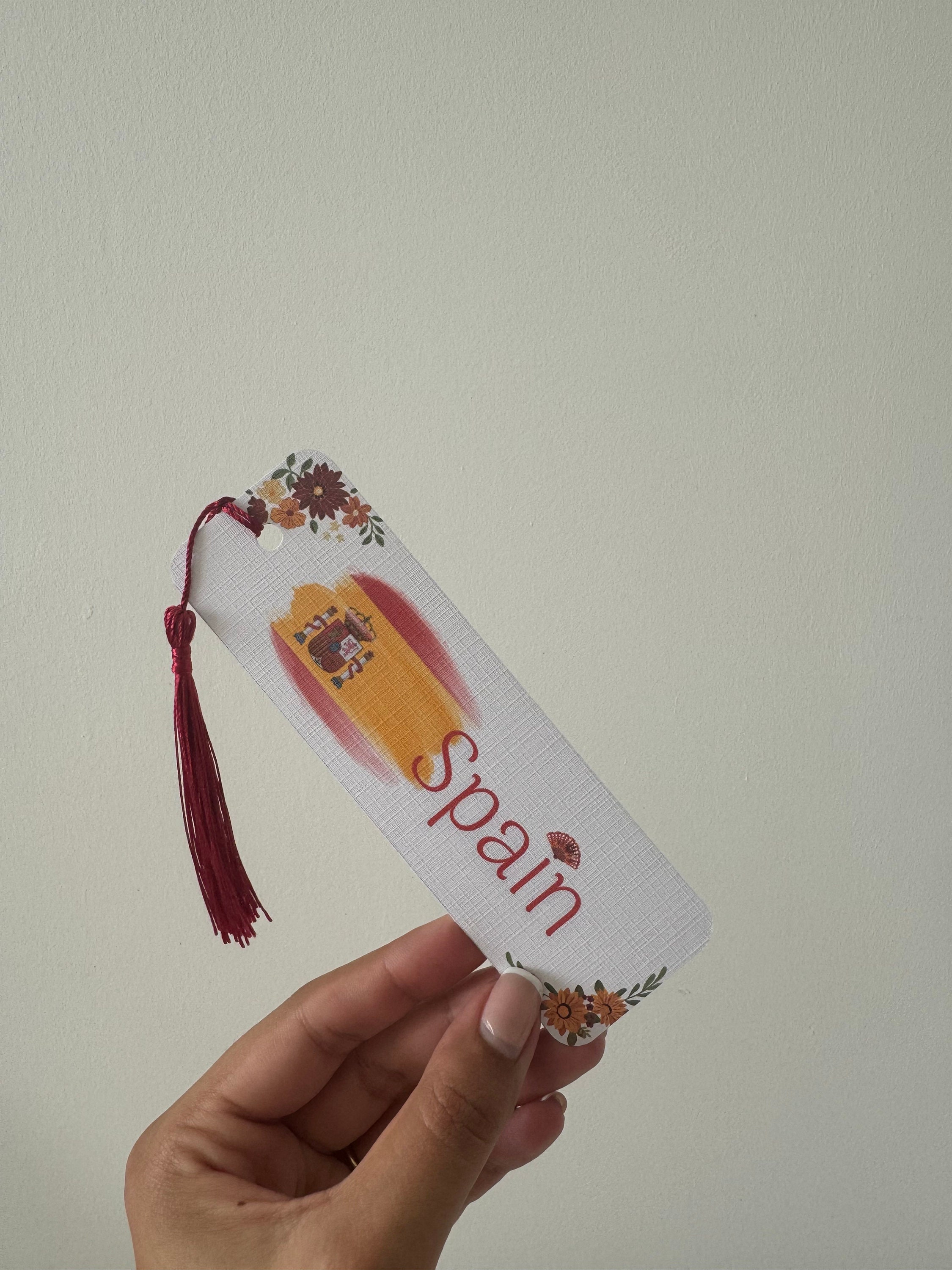 Spain Bookmark - Etsy