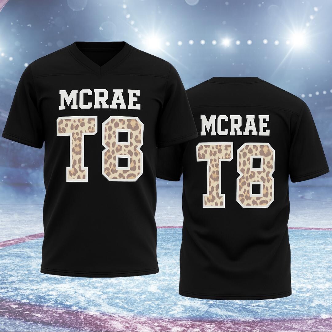 Tate Mcrae Jersey, T8 Miss Possessive Concert Shirt, T8 Leopard Jersey ...