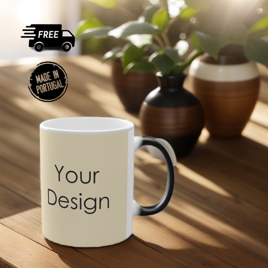 Magic Mug, Personalized Gifts,custom Photo Magic Mug, Sensitive Mug ...