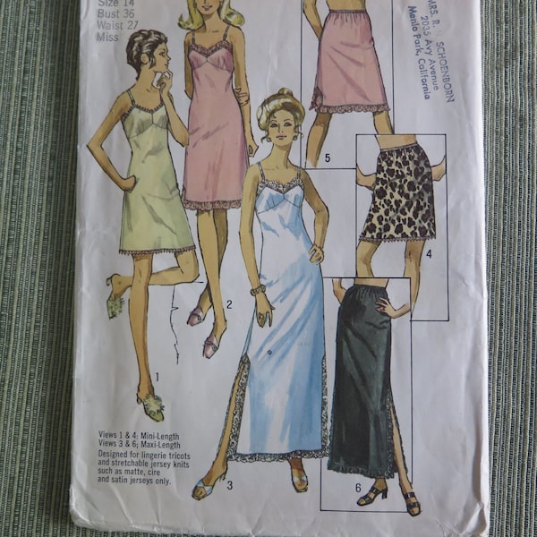 Full Slip Pattern - Etsy