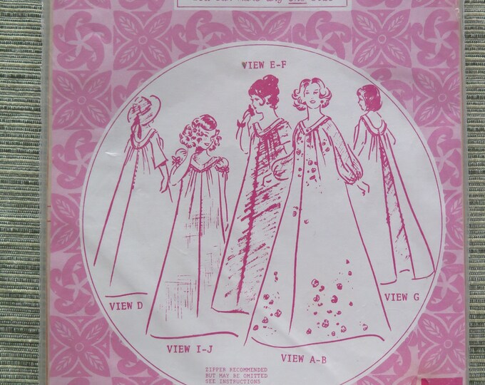 Vintage Patterns Pacifica 9000 Traditional Hawaiian Muumuu Sewing ...