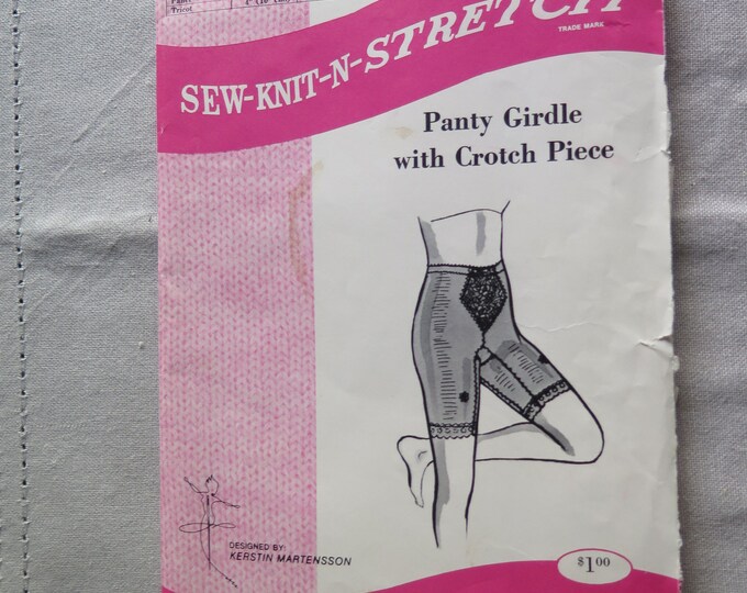 Uncut PANTY GIRDLE Sewing Pattern Sew-knit-stretch Stretch 206 Sizes ...