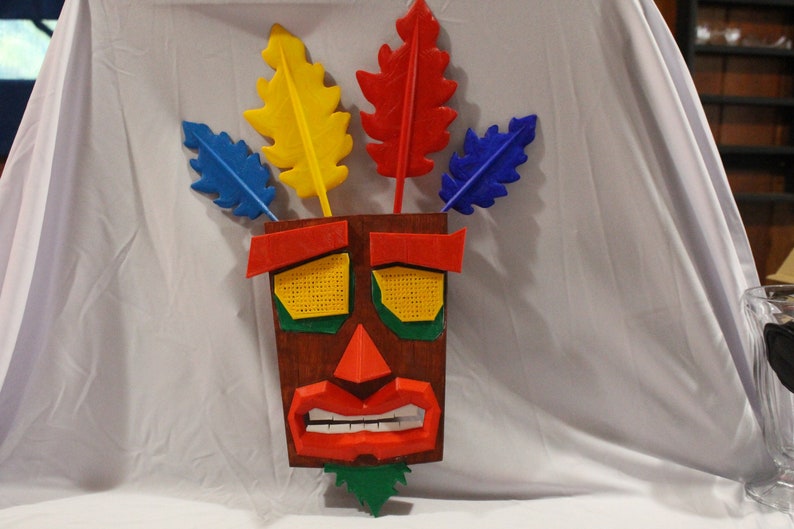 Aku Aku Mask Crash Bandicoot 3D Printed - Etsy