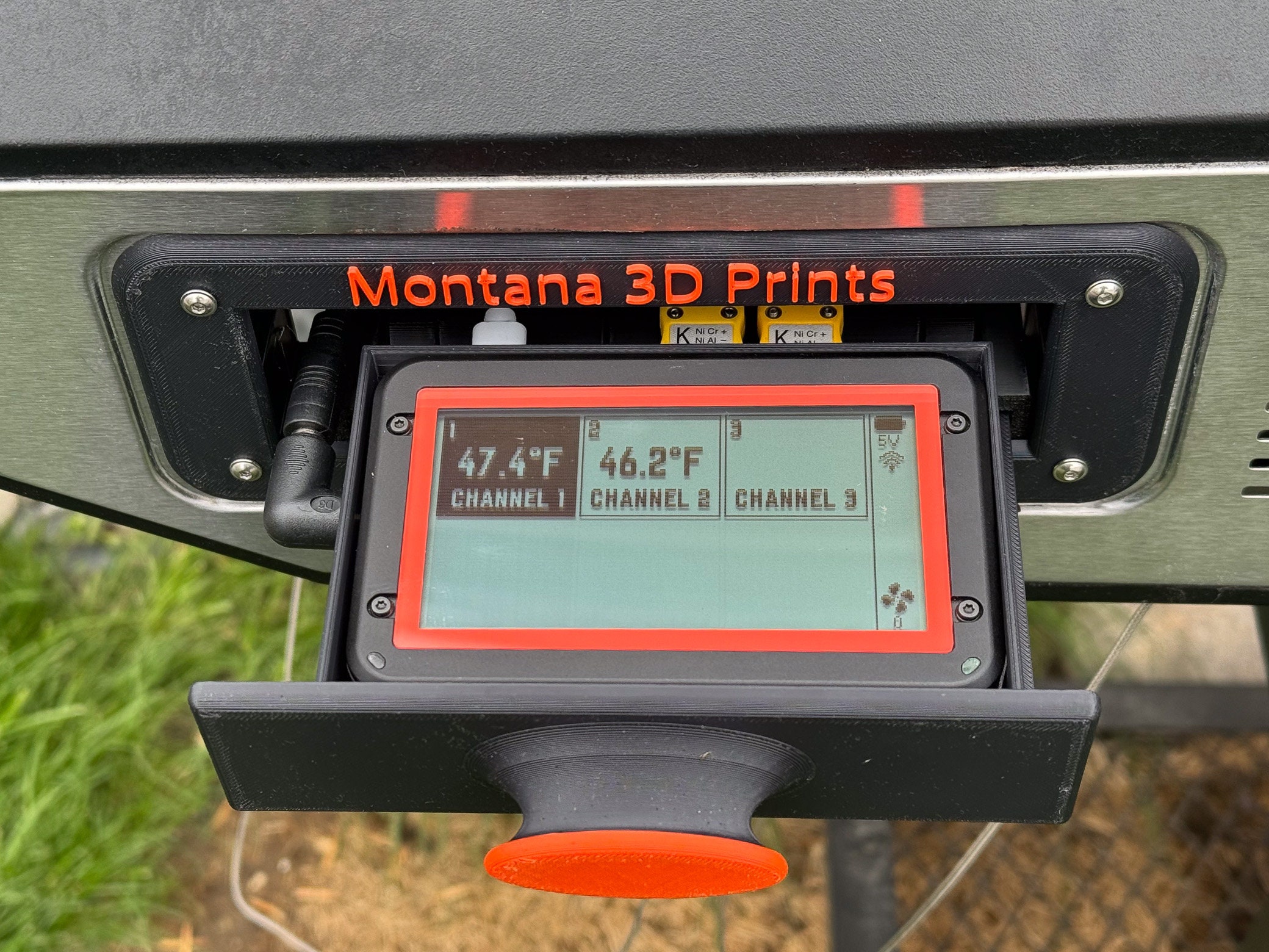 No Modification Masterbuilt Gravity Series 560, 800, and 1050 Fireboard 2 Pro and Drive Mount ...