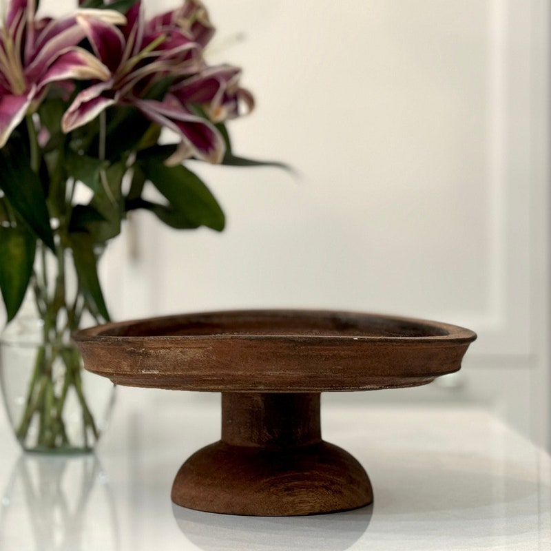 Wood Cake Stand - Etsy