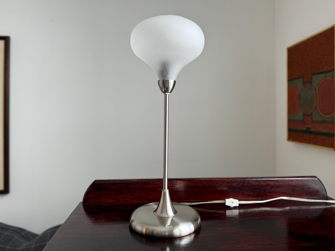 Contemporary Sphere Desk Lamp With Metallic Finish, 2000s - Etsy