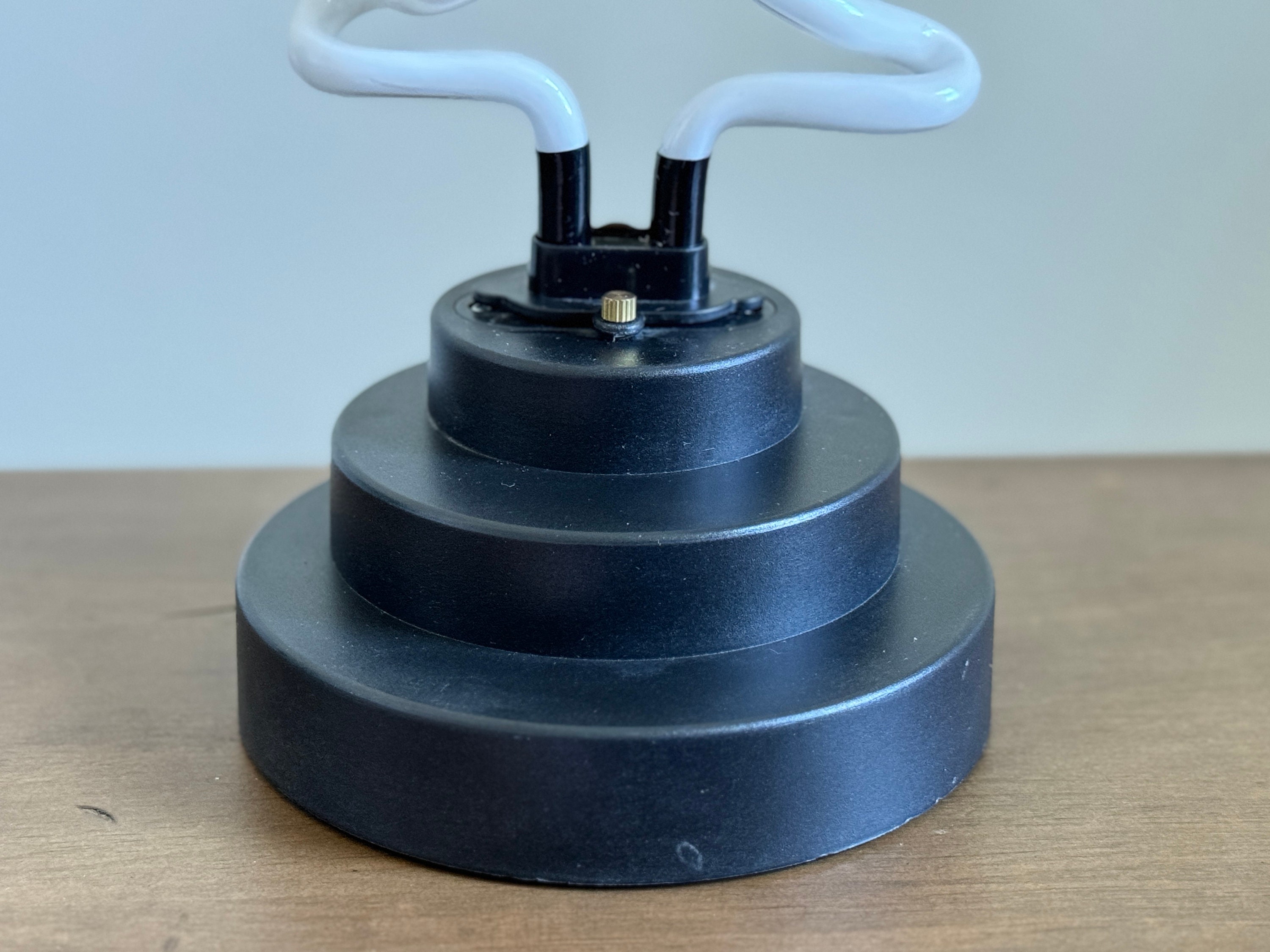 Vintage Martini Glass Neon Lamp Neonetics Blue and Pink Cocktail Sign ...