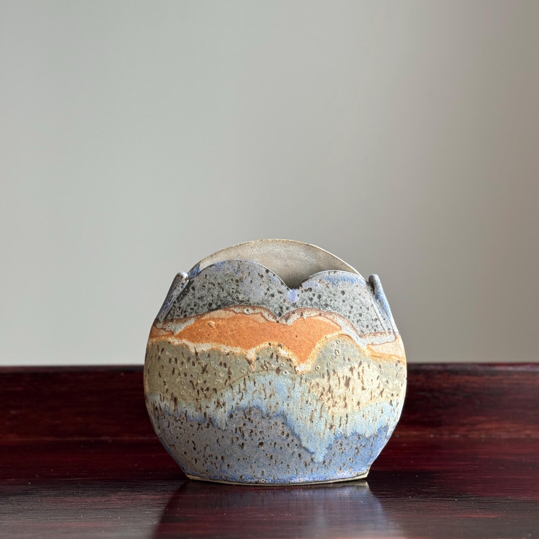 Vintage Handmade Studio Pottery Vase by Robert Parrott, Signed - Etsy