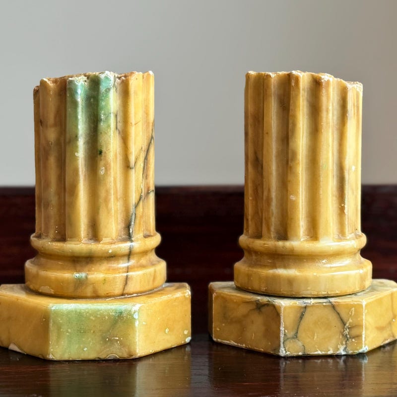 Marble Bookends - Etsy