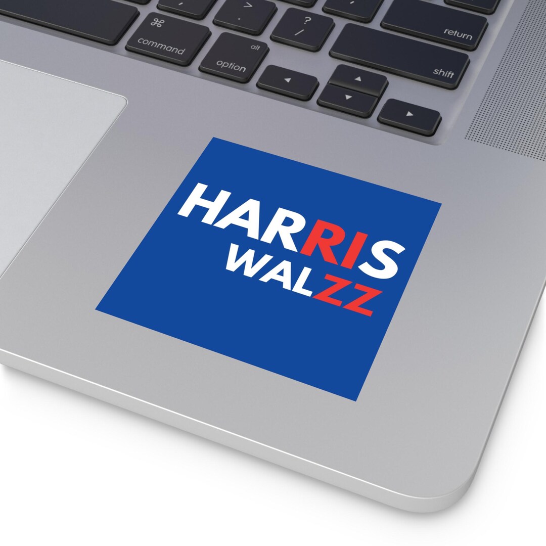Harris Walz RIZZ 2024 Square Vinyl Stickers - Etsy