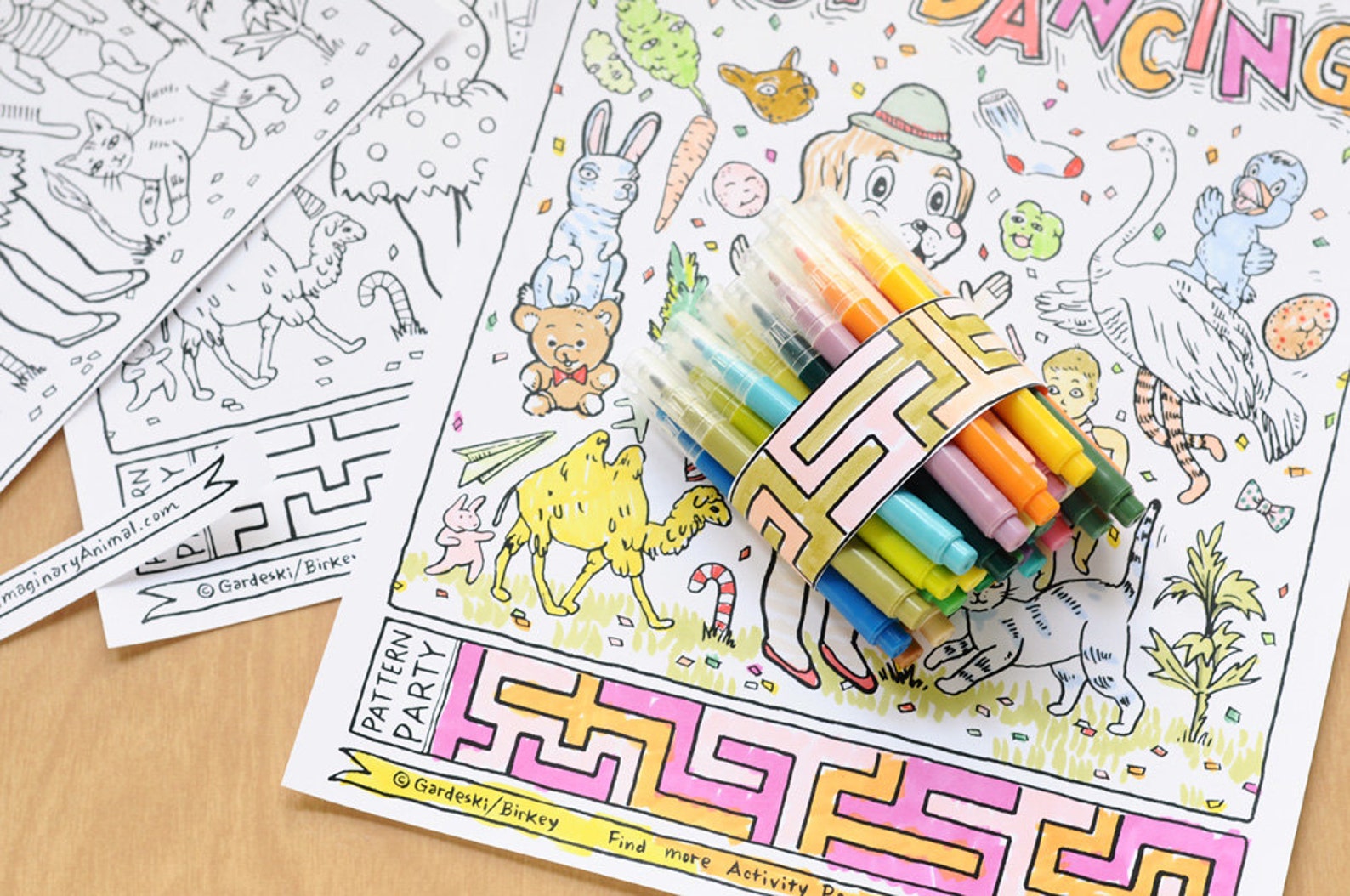 Color Club Page #1 | Stop Dancing! | Instant Download Printable PDF - Etsy