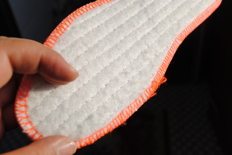 Handcrafted Sewn Shoe Insoles Artisan Stitched Shoe Pads Handmade ...