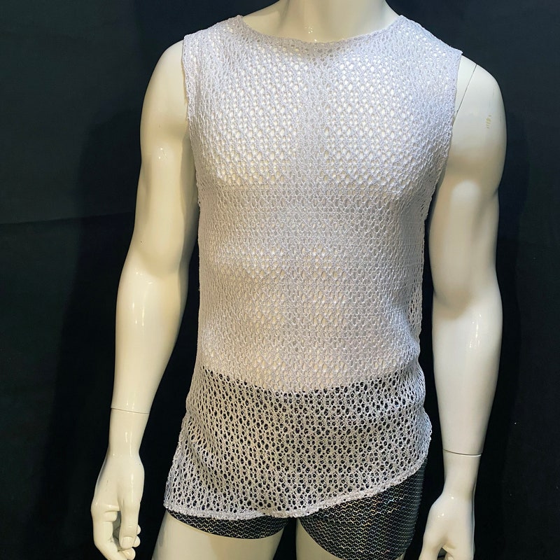 Mens Fishnet Shirt - Etsy