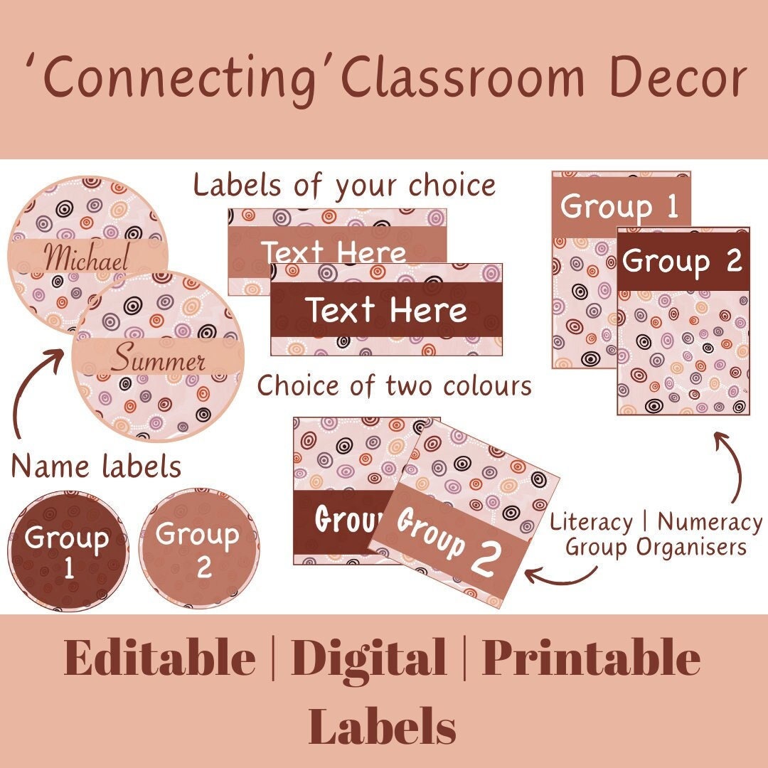 Classroom Decor / Labels Name Labels Literacy / Numeracy Group ...