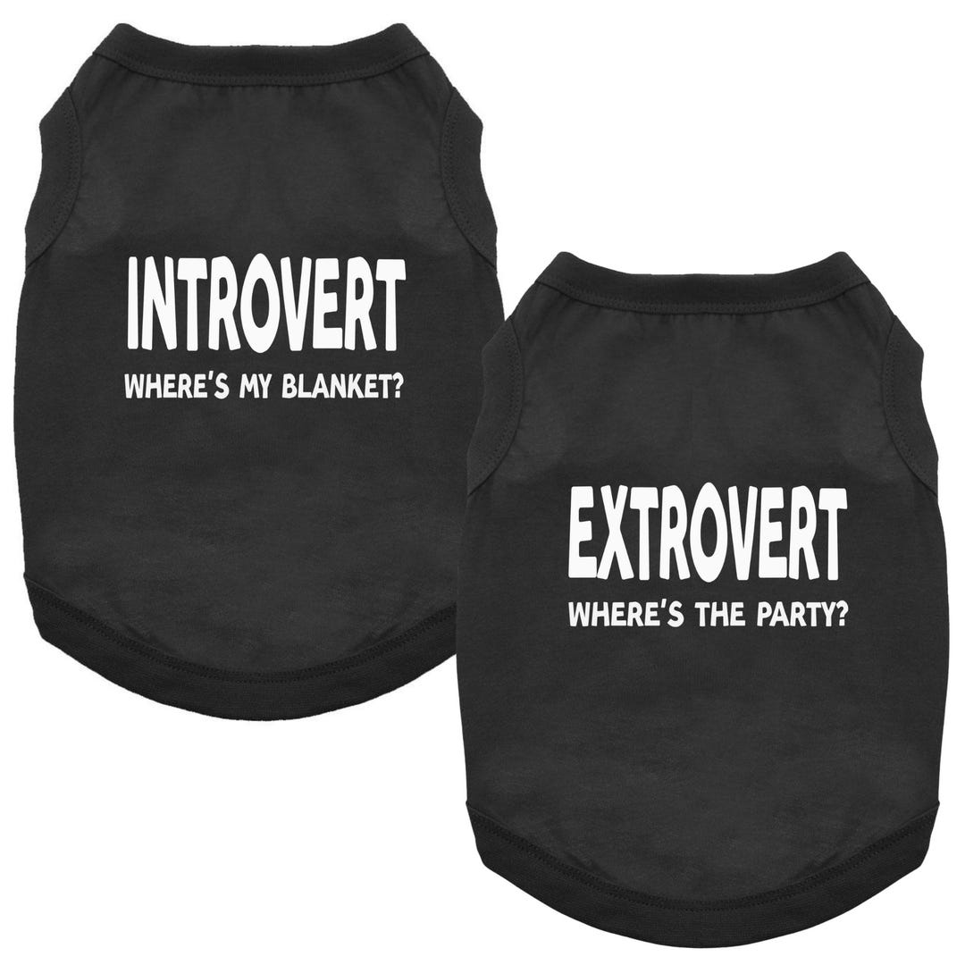 Introvert or Extrovert Dog Tank Dachshund T-shirt - Etsy