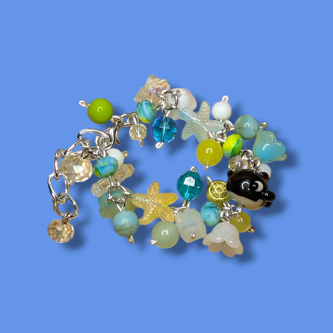 Y2k Bracelet, Frutiger Aero Inspired Jewelry, 2000s Nostalgia, Handmade ...