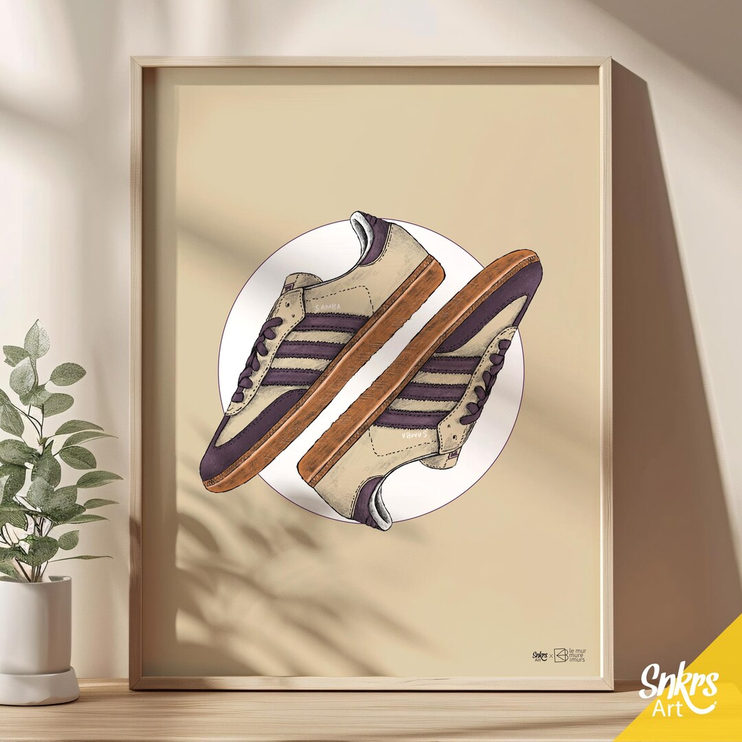 Colorful Adidas Samba Sneakers Poster for a Magnificent Wall Decoration ...