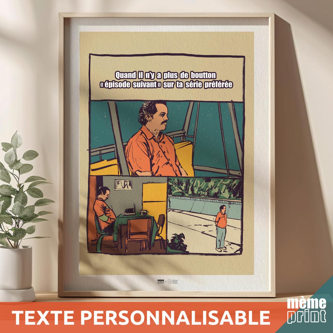 Narcos Series Meme Poster, Movie, Escobar, Meme Print, Internet ...