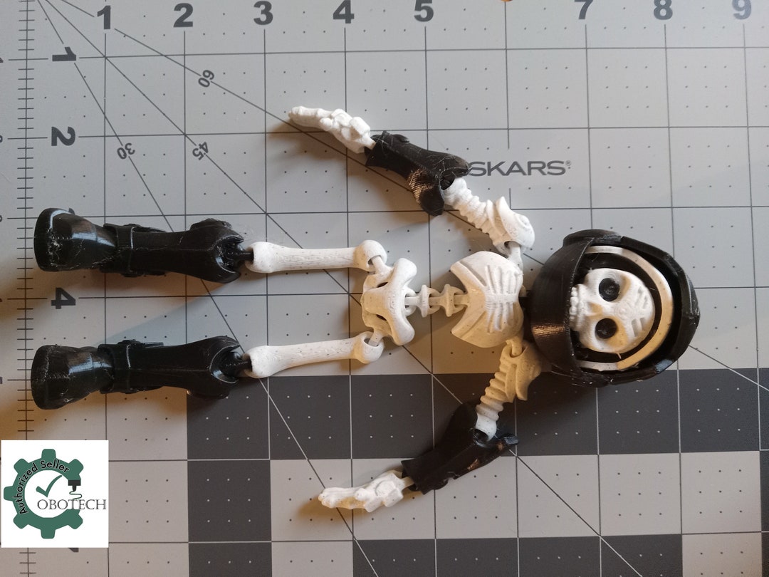 3D Printed Skeleton Astronaut With Moving Joints - Etsy