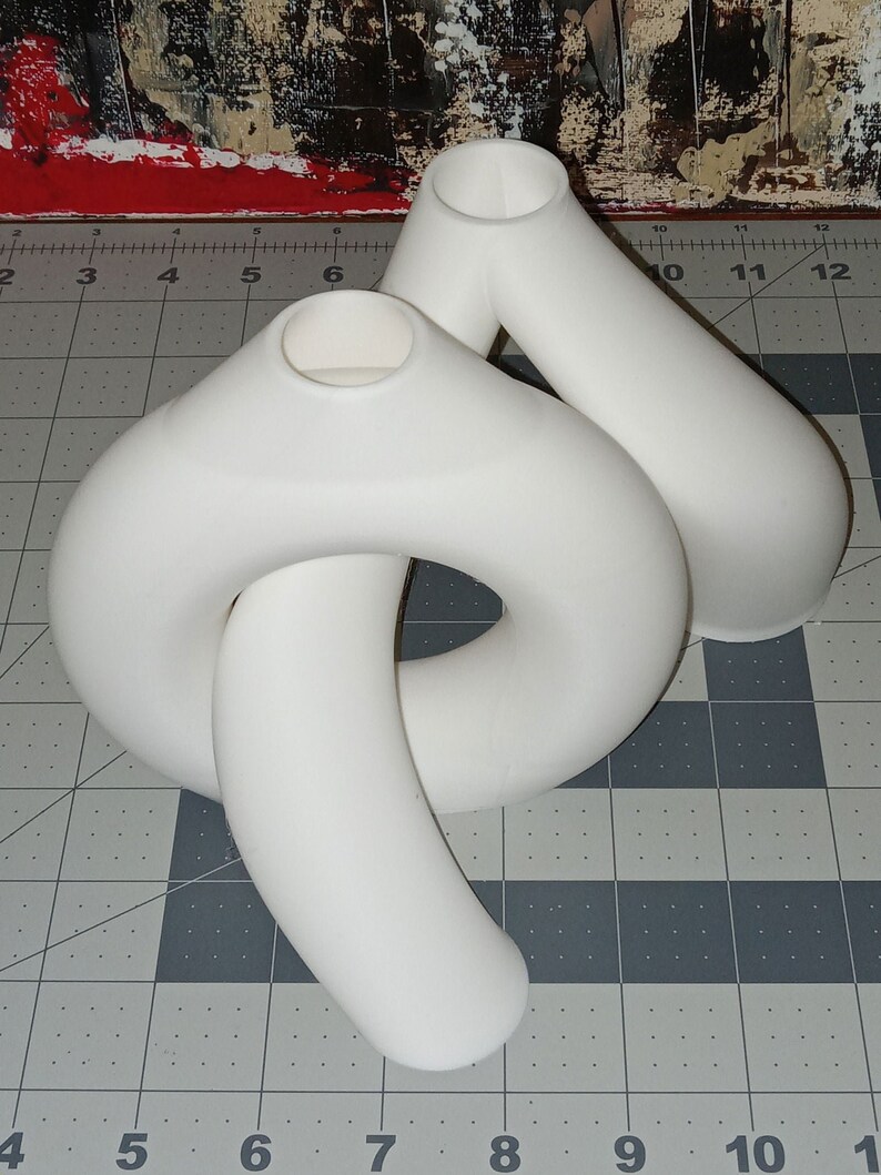 3D Printed Interlocking Toroidal Vase Set - Etsy