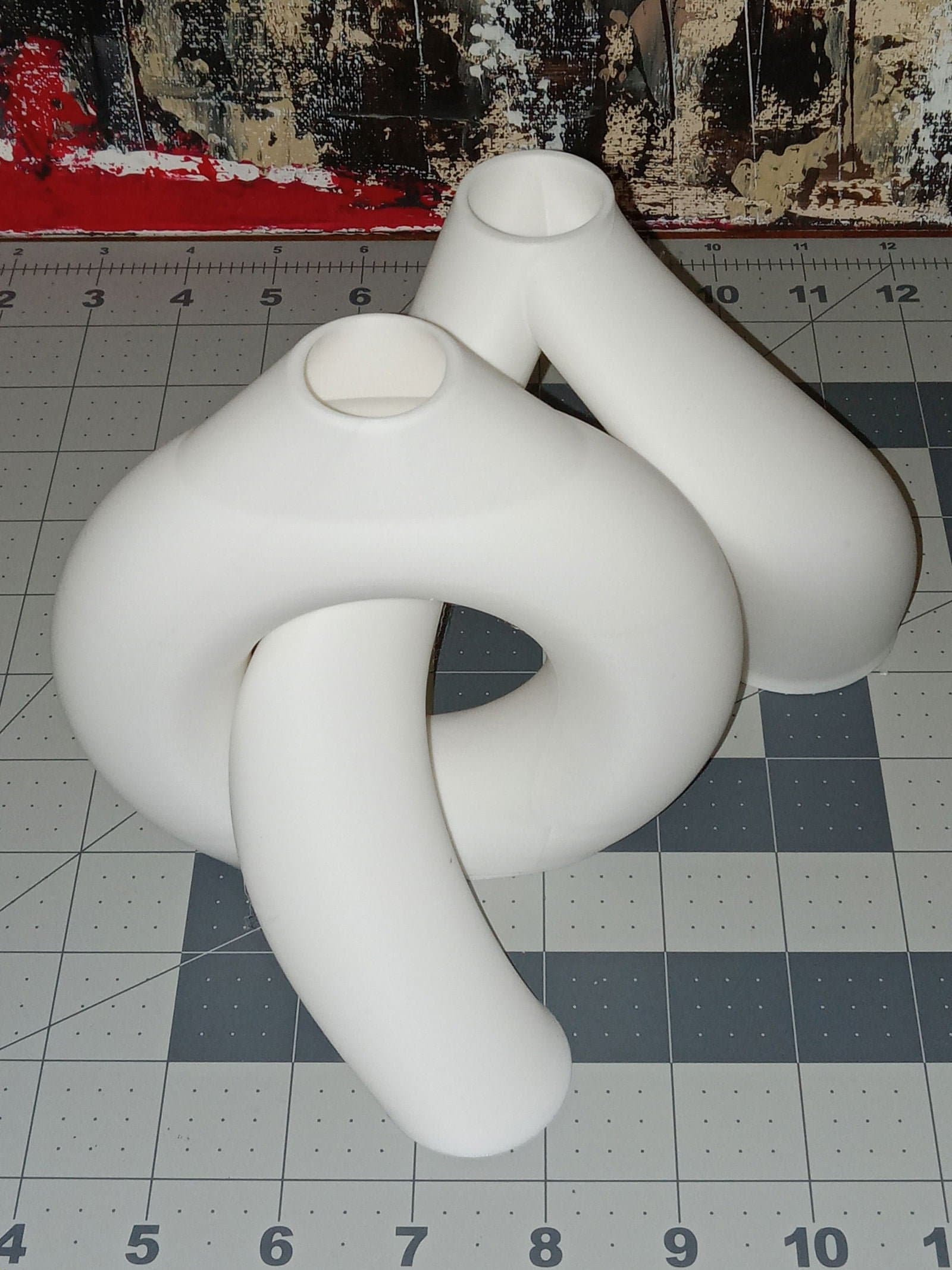 3D Printed Interlocking Toroidal Vase Set - Etsy