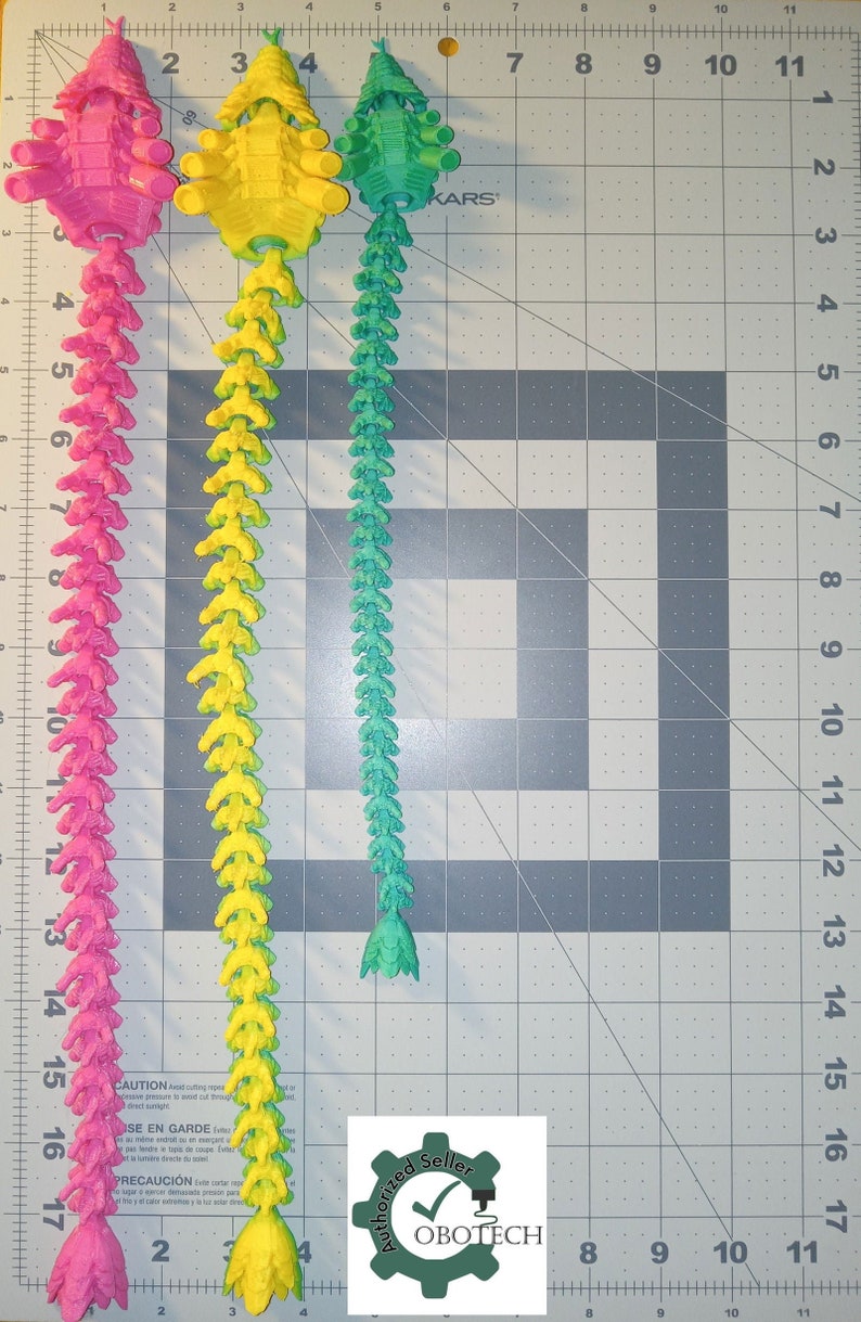 3D Printed Articulating Bamboo Cobra Robot - Etsy