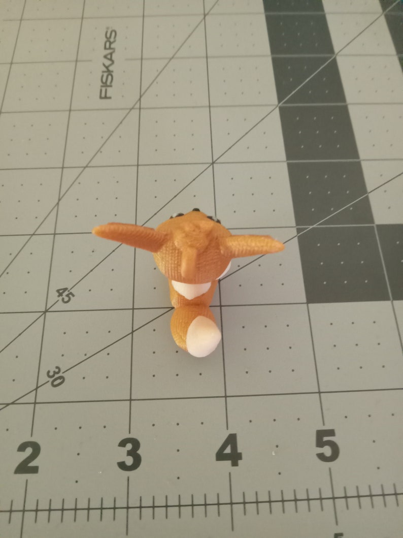 3D Printed Crochet Eevee Keychain - Etsy