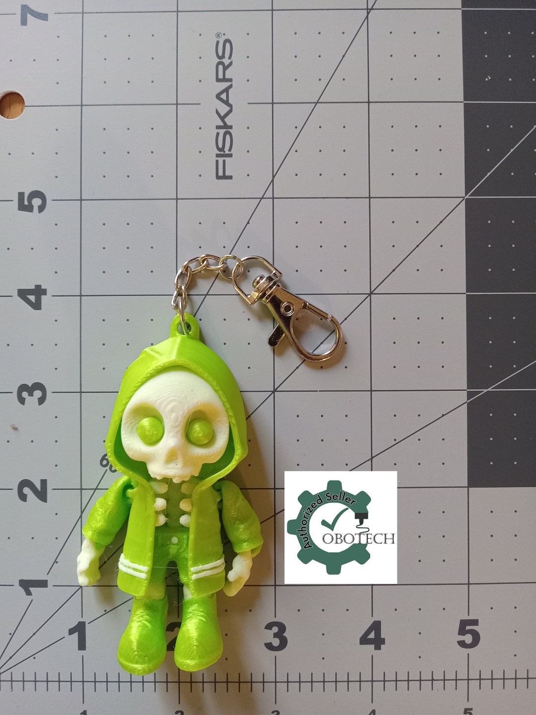 Hooded Bone Keychain Hooded Bone Keychain Black Skeleton Keychain Skull ...