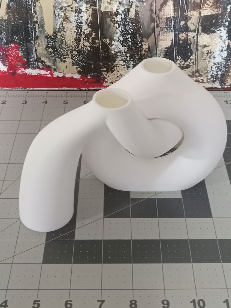 3D Printed Interlocking Toroidal Vase Set - Etsy