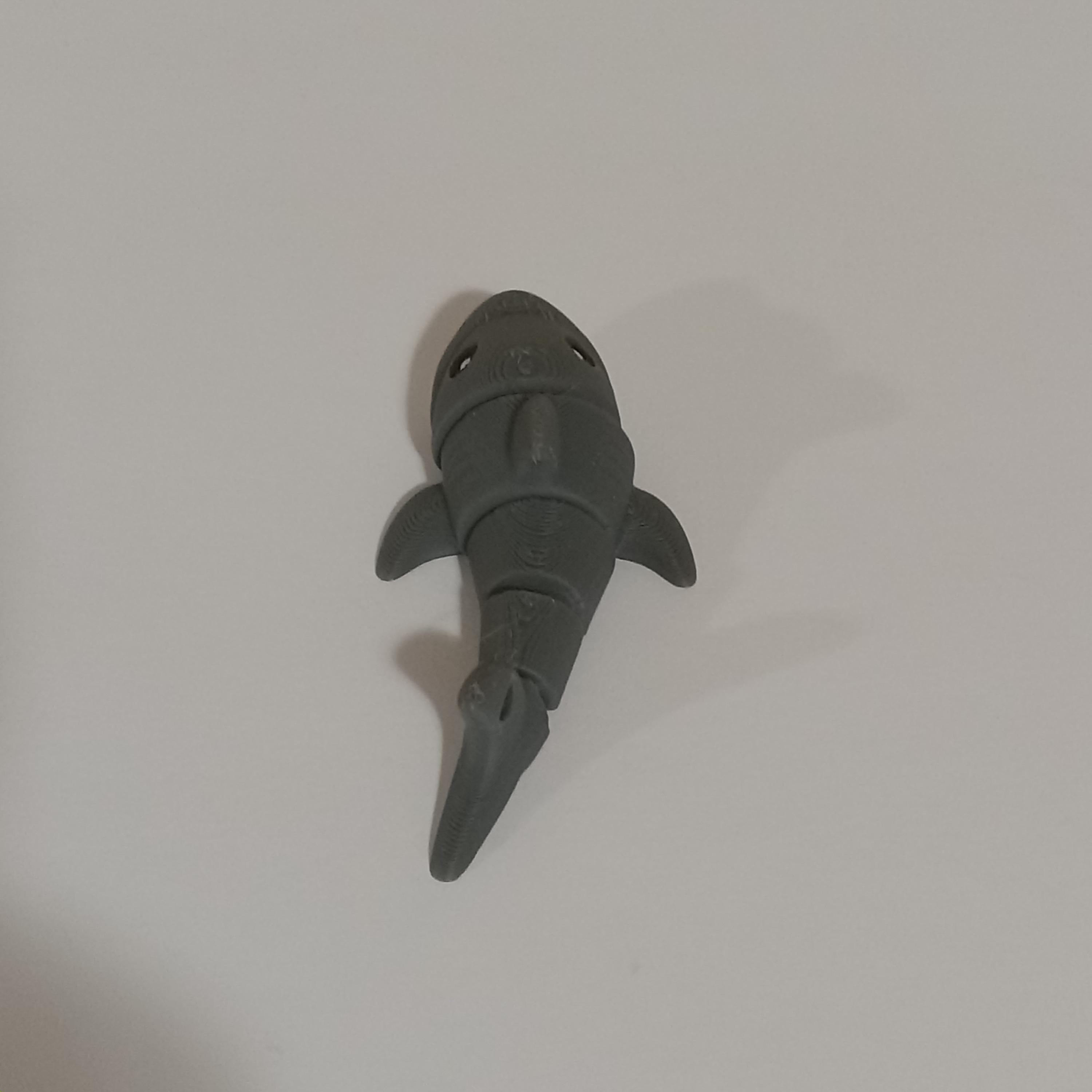 3D Printed Articulating Shark Keychain - Etsy
