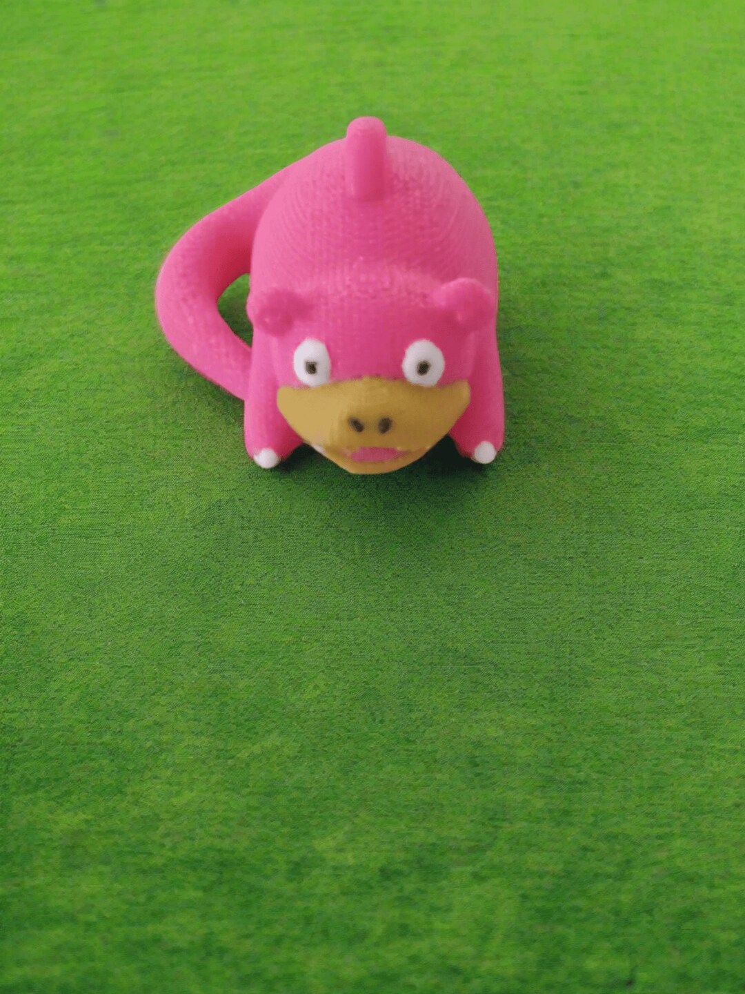 3D Printed Crochet Slowpoke Keychain - Etsy