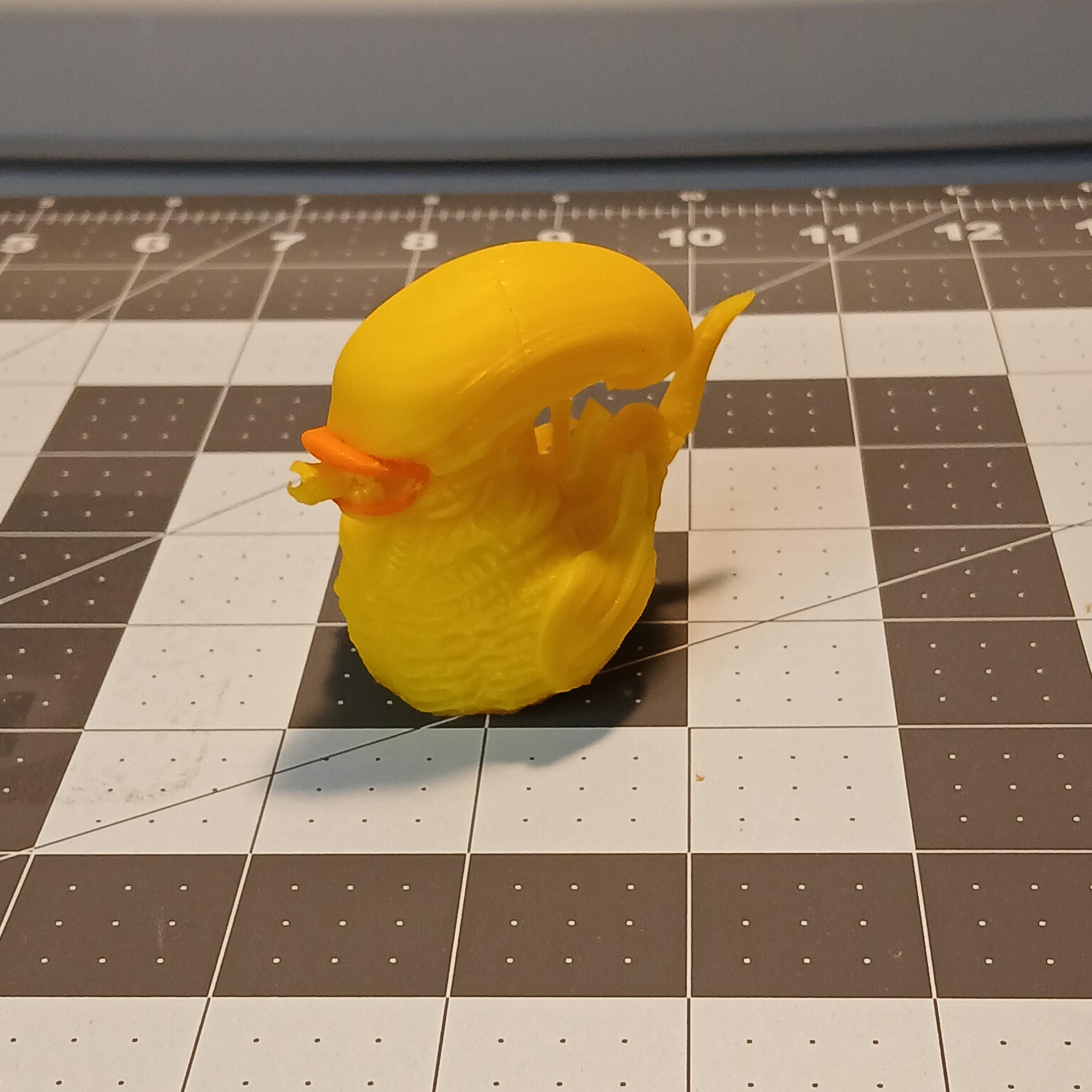 3D Printed Xenomorph Duck - Etsy