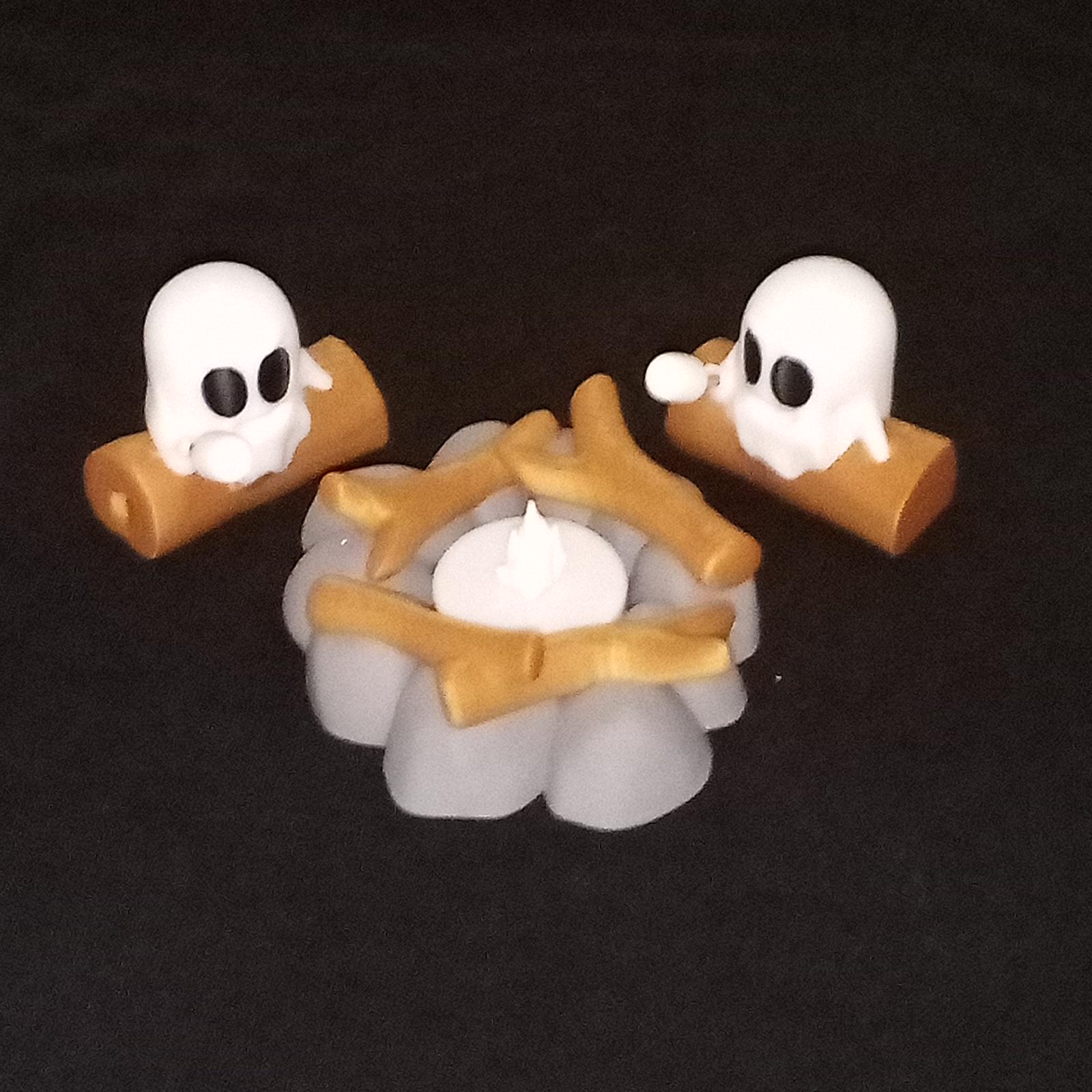3D Printed Ghost Campfire Scene - Etsy