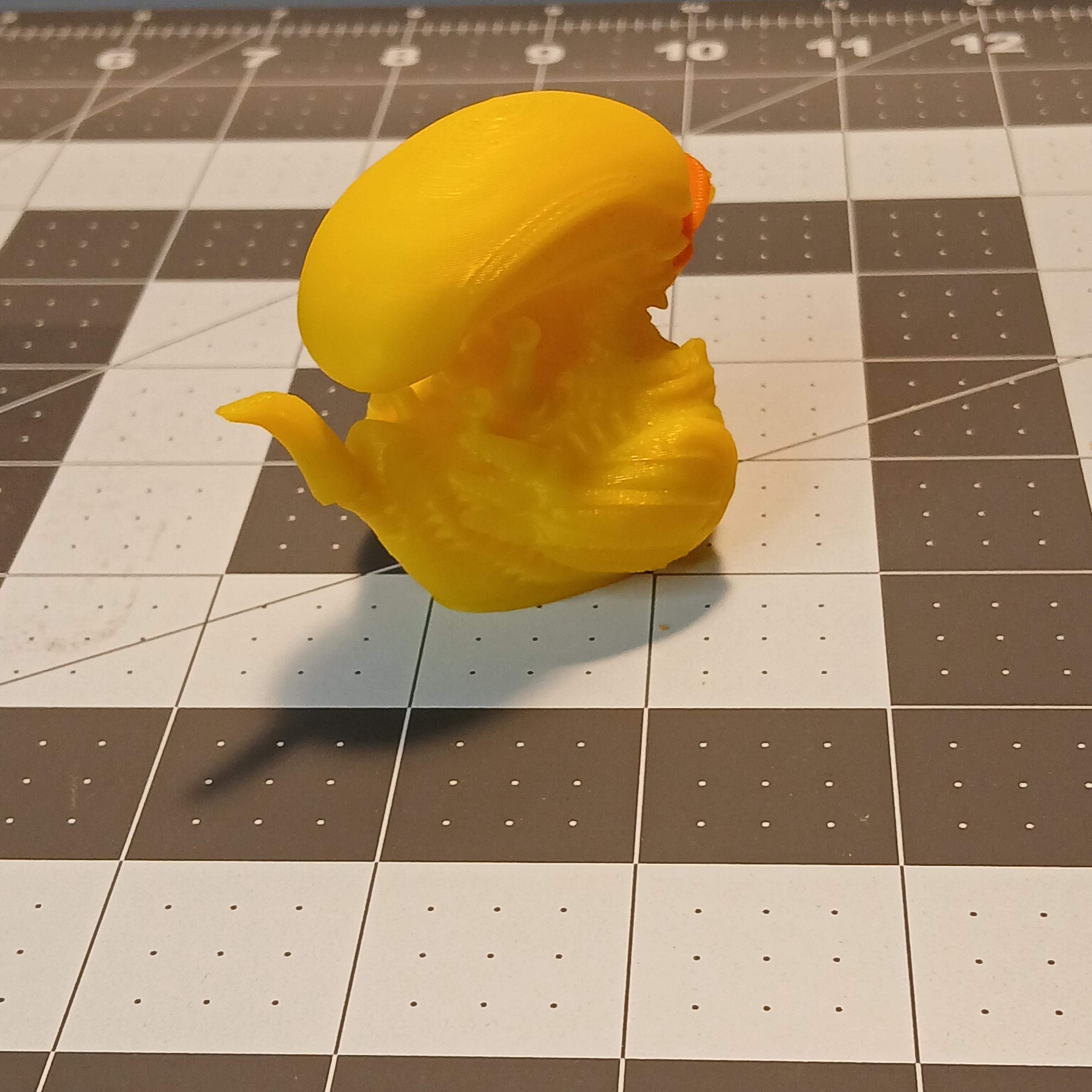 3D Printed Xenomorph Duck - Etsy