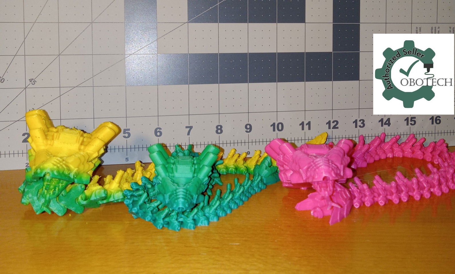 3D Printed Articulating Bamboo Cobra Robot - Etsy