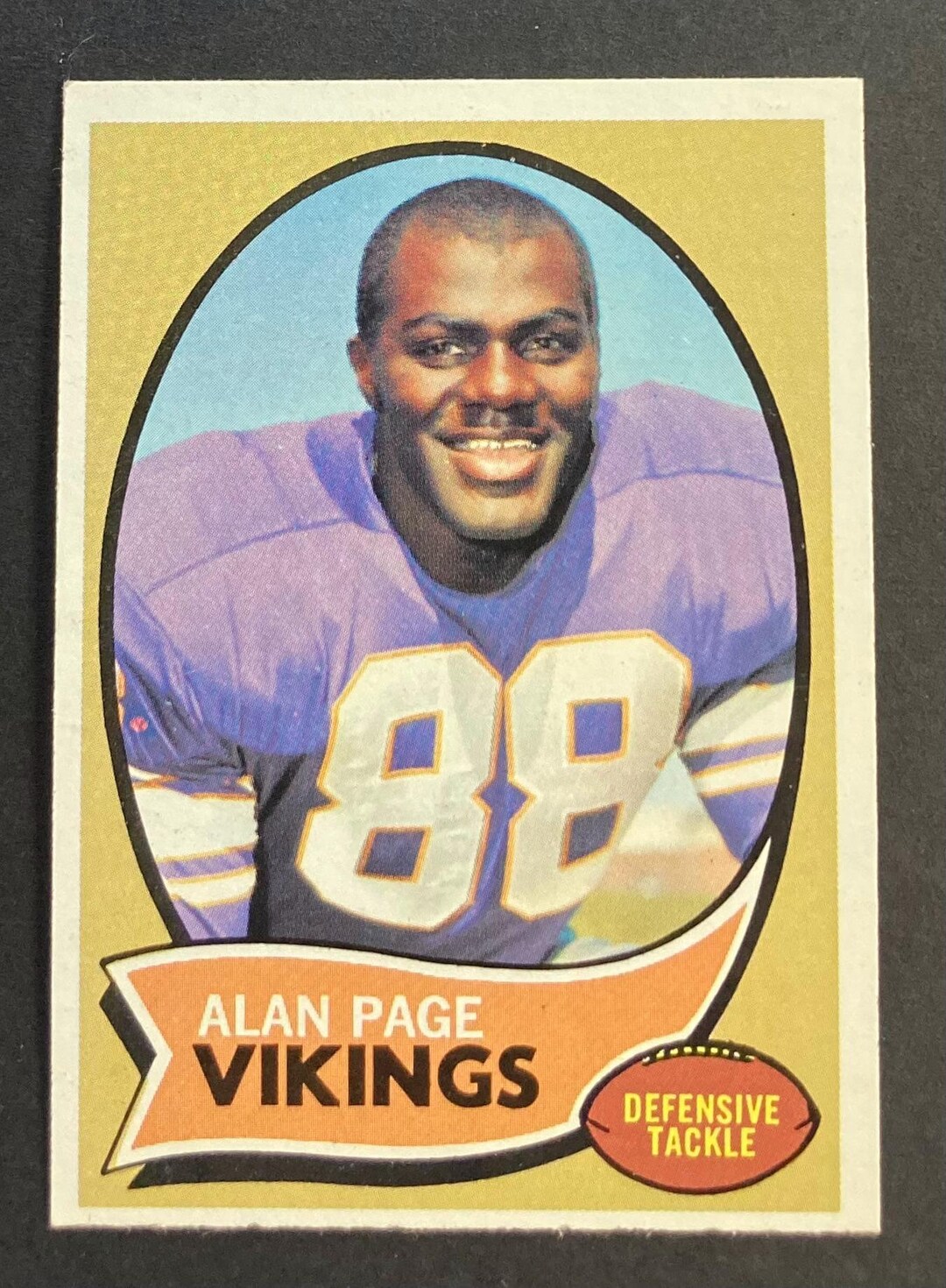Alan Page 1970 Topps 59, Rookie Card, Hall of Fame, Raw EX - Etsy