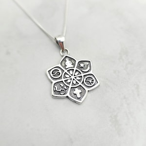 Coexist Religious Necklace, Sterling Silver, Interfaith Symbols, World ...