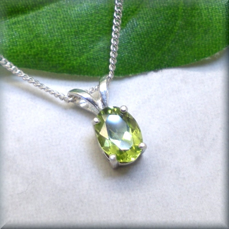 Peridot Necklace - Etsy