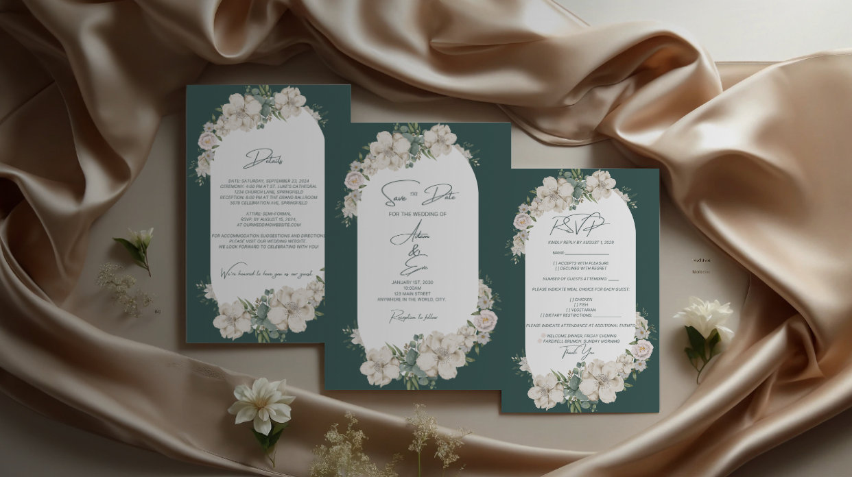 Elegant Wedding Invitation Templates - Etsy