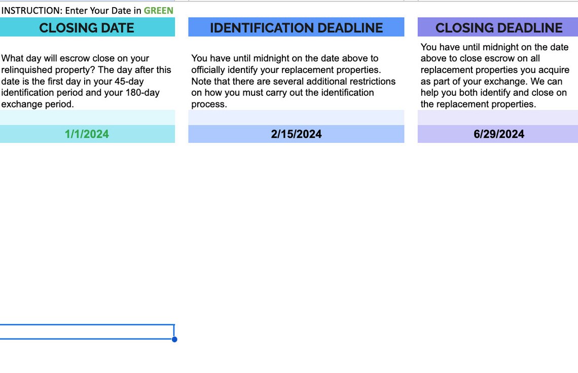 1031 Exchange Calculator Excel: Compare 1031 Exchange Rules & Without ...