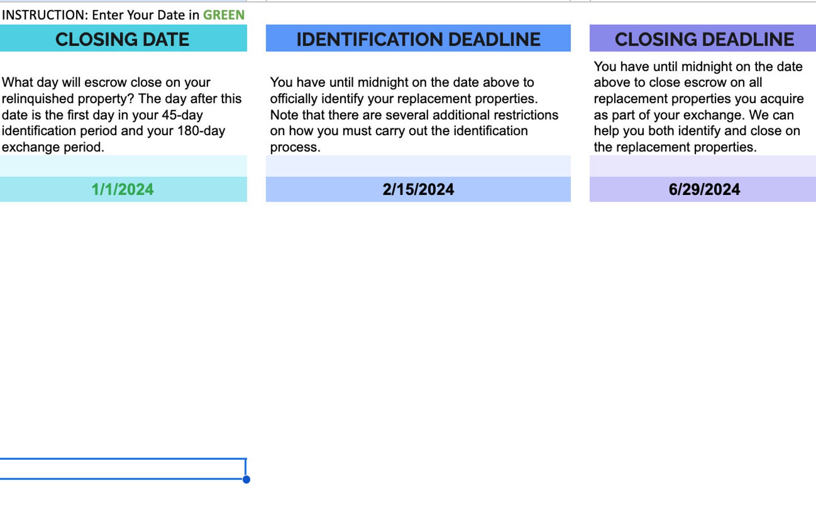 1031 Exchange Calculator Excel: Compare 1031 Exchange Rules & Without ...