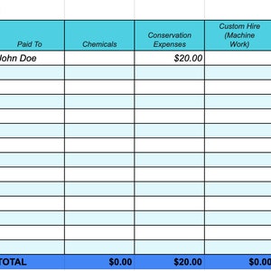 Farm Income and Expenses Worksheet - Income and Expenses Tracker - Etsy