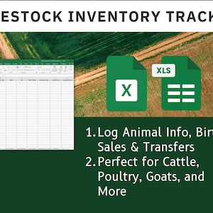 Farm Accounting and Livestock Management Kit Includes Expense ...