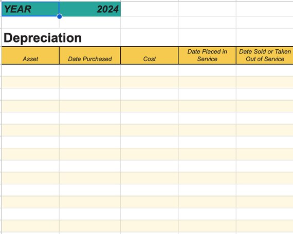 Farm Expense Worksheet