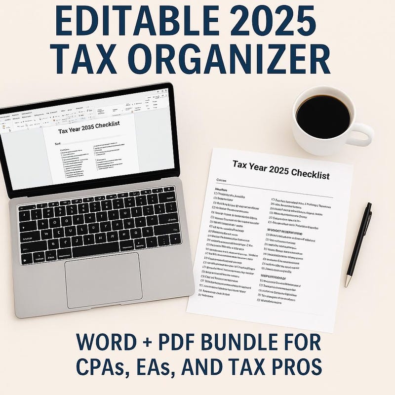 2025 Checklist - Etsy