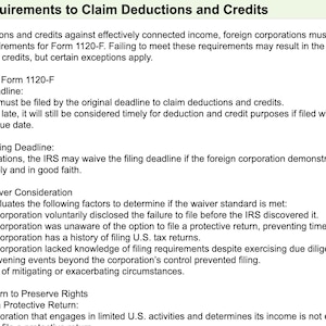 Form 1120-F Preparation Checklist: A Step-by-step Guide for Foreign ...
