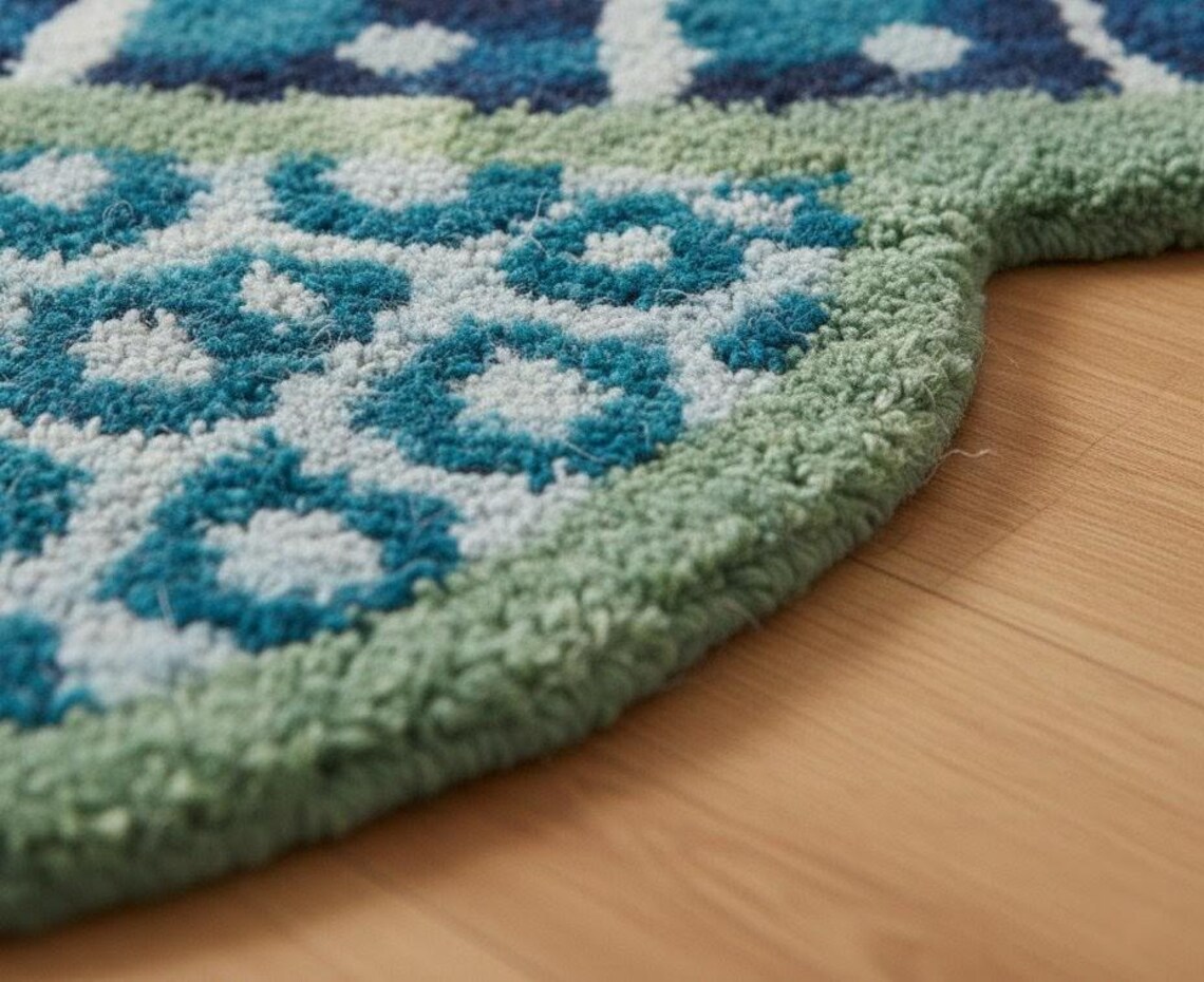Hand-tufted Wool Sea Turtle Rug, Nursery Playroom Decor - Etsy
