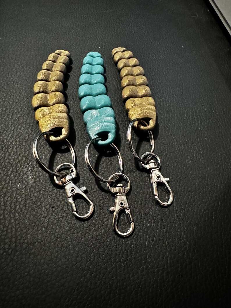 Rattlesnake Tail Keychain | Realistic Rattling Sound | 3D Printed ...